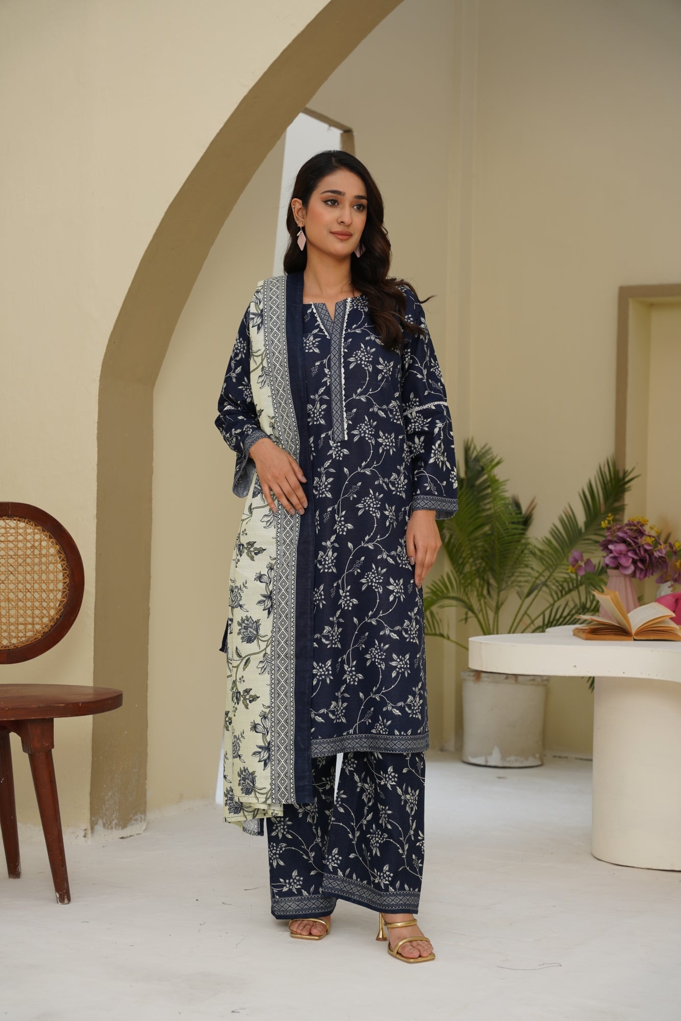 Printed | Khaddar | 3PC – Mirari By Dawood Designers